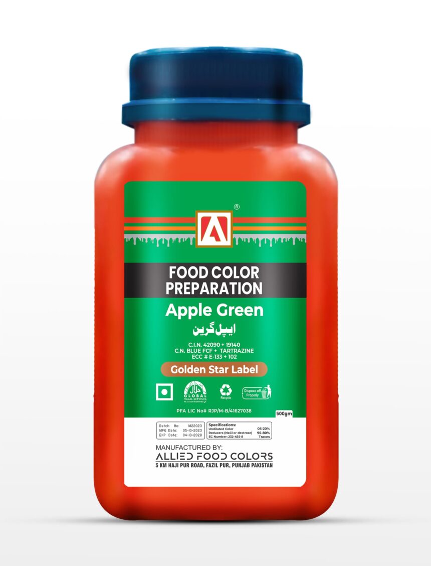 Apple Green 500gm – Allied food colors
